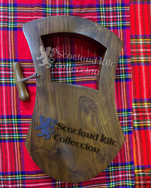 12 Strings Dragon Lyre Harp - Unique Musical Instrument