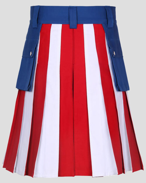 American Flag Kilt | USA Flag Hybrid Utility Kilt