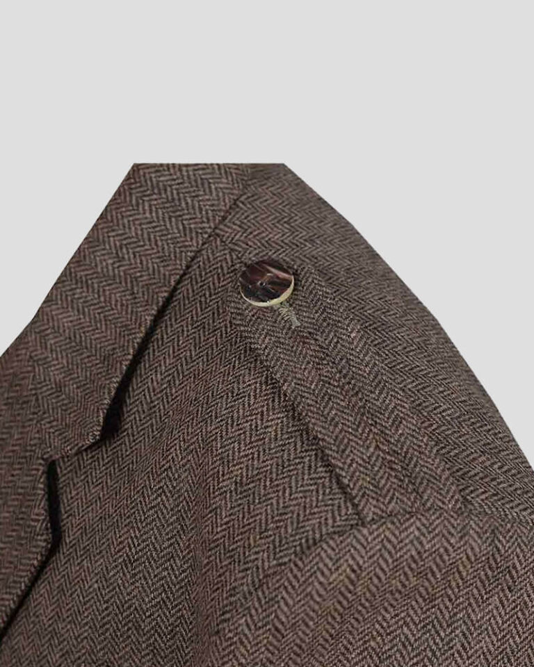 Brown Tweed Argyle Jacket | Classic Highland Style - Scotland Kilt ...