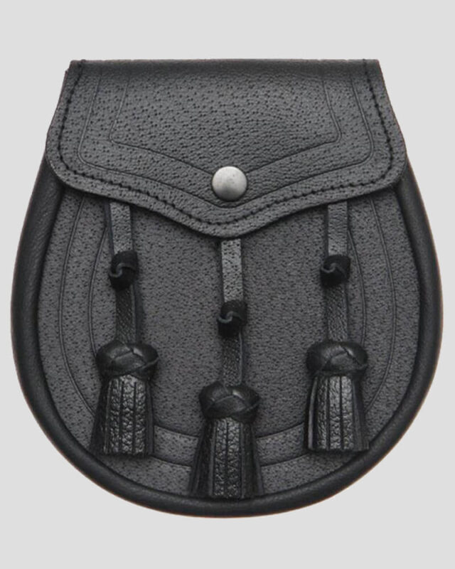 American Flag Leather Sporran - Scotland Kilt Collection