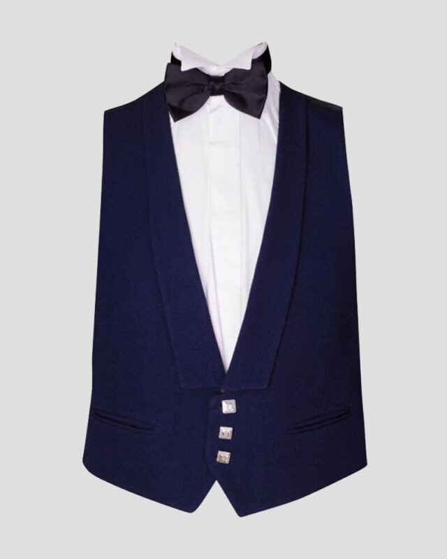 Navy Blue Prince Charlie Jacket With vest