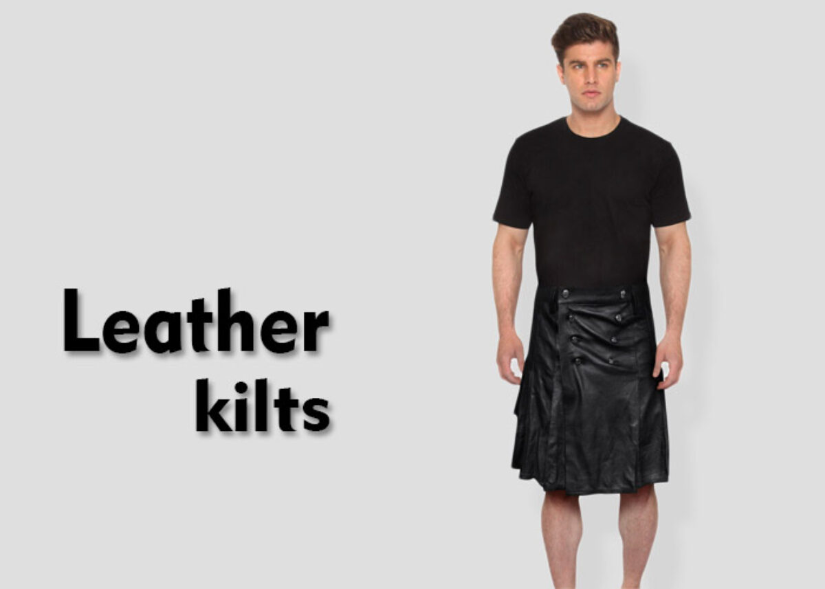Kanye West Leather Kilt